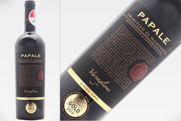 PAPALE LINEA ORO PRIMITIVO DI MANDURIA 2016 (Varvaglione) numai astazi ...