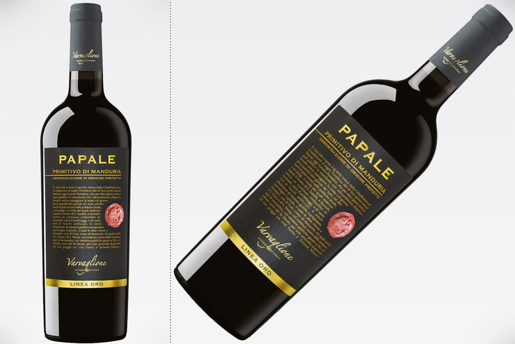 PAPALE LINEA ORO PRIMITIVO DI MANDURIA 2017 (Varvaglione) numai astazi ...